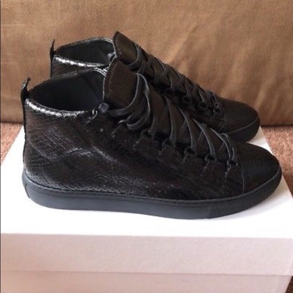 Balenciaga | Shoes | New Balenciaga Arena Faux Python Leather | Poshmark